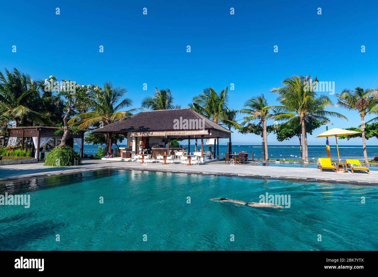 The Bali Khama Beach Resort and Spa Tanjung Benoa Bali Indonesia Stock ...