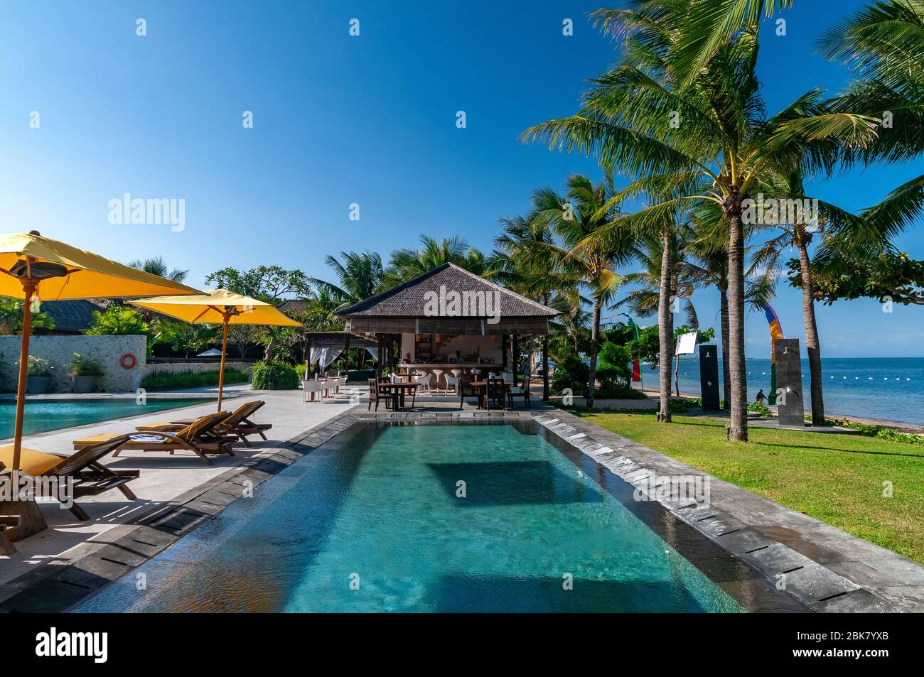 The Bali Khama Beach Resort and Spa Tanjung Benoa Bali Indonesia Stock ...