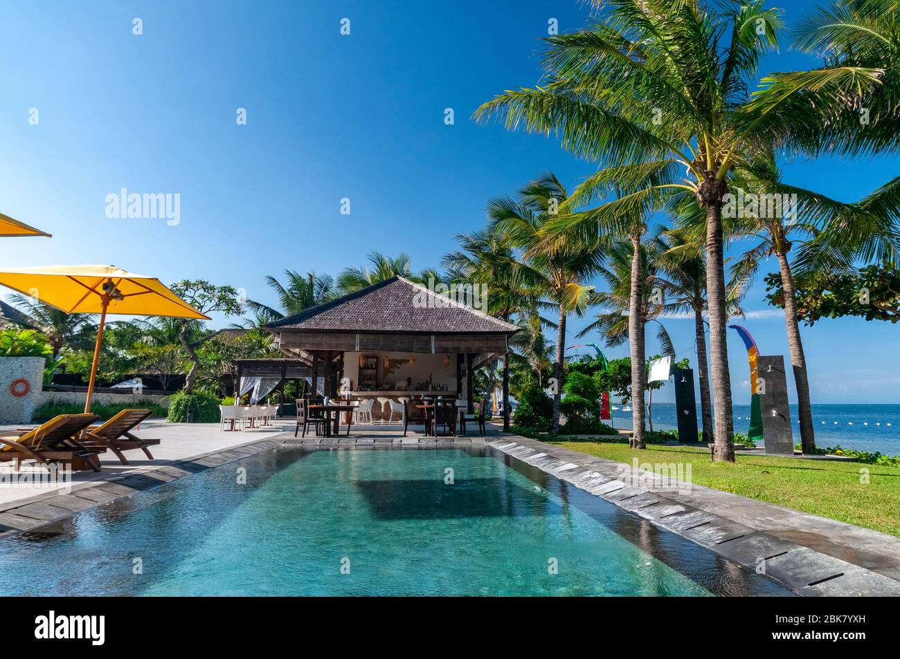 The Bali Khama Beach Resort and Spa Tanjung Benoa Bali Indonesia Stock ...