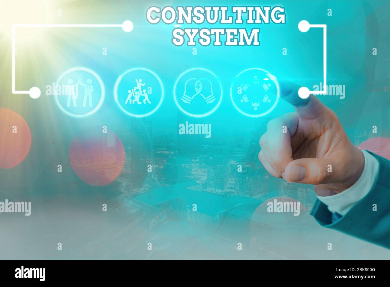 Handwriting text writing Consulting System. Conceptual photo Helping ...