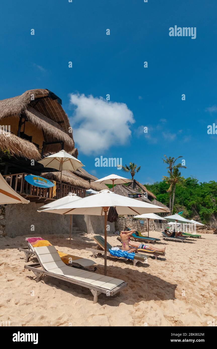 Surf shack on Balangan Beach Bali Indonesia Stock Photo - Alamy