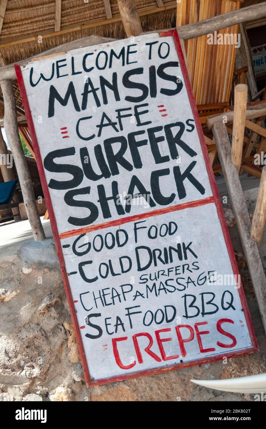 Surf shack on Balangan Beach Bali Indonesia Stock Photo - Alamy