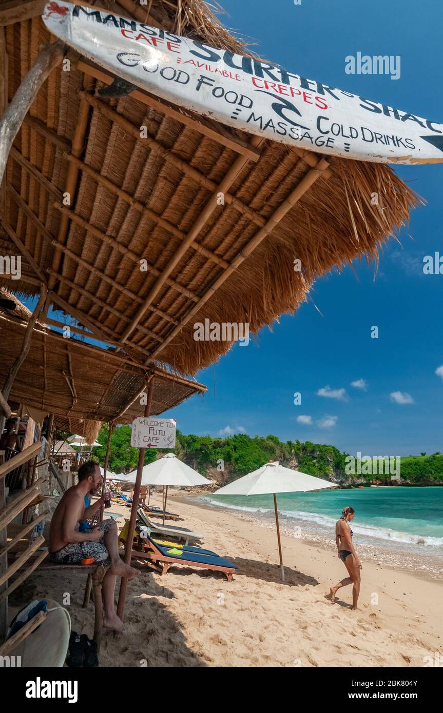 Surf shack on Balangan Beach Bali Indonesia Stock Photo - Alamy