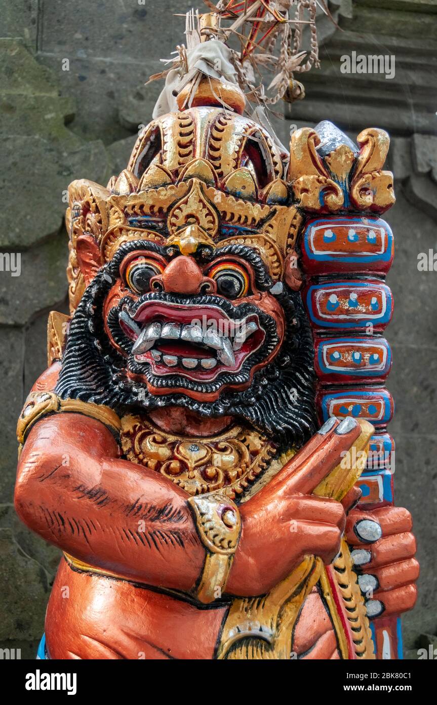 Ornate Hindu statue Bali Indonesia Stock Photo - Alamy