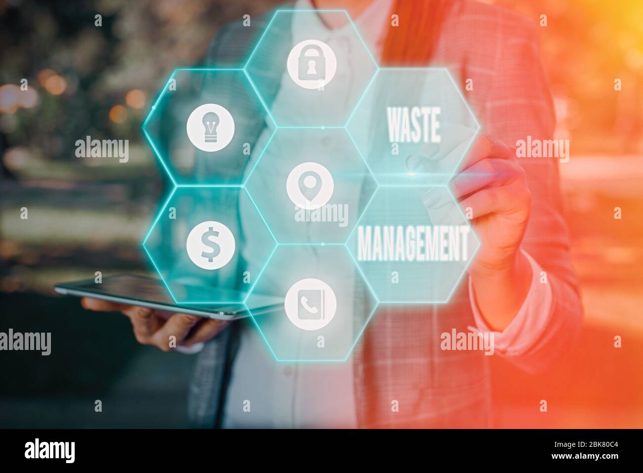 Conceptual hand writing showing Waste Management. Concept meaning ...