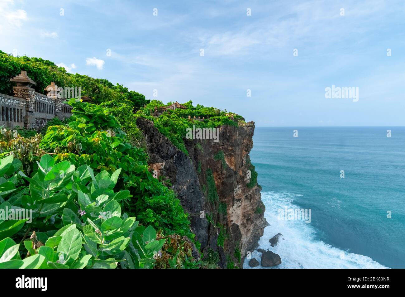 Cliffside temple Bali Indonesia Stock Photo - Alamy