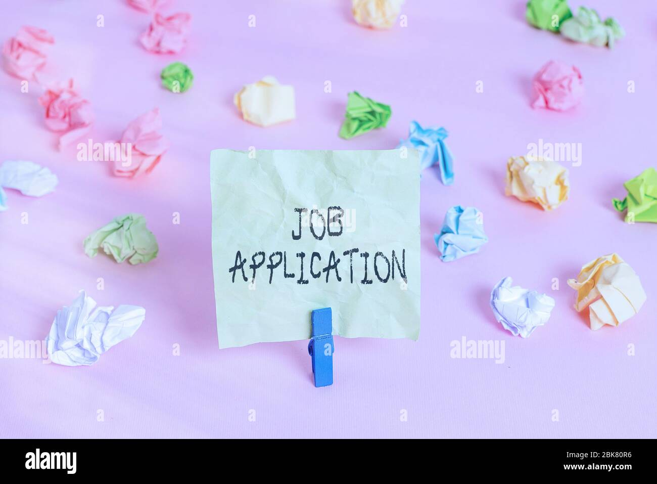 Conceptual hand writing showing Job Application. Concept meaning The ...