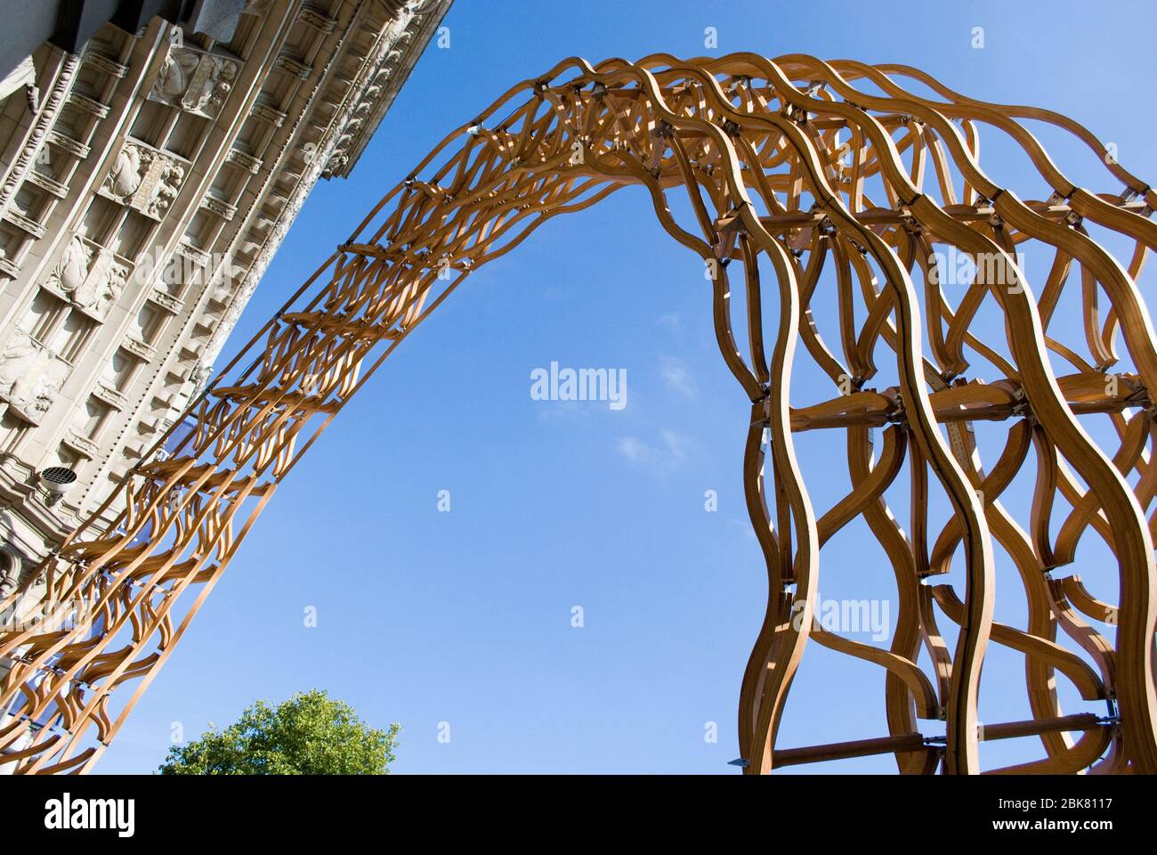Timber Wave Structure London Festival of Architecture Victoria & Albert ...
