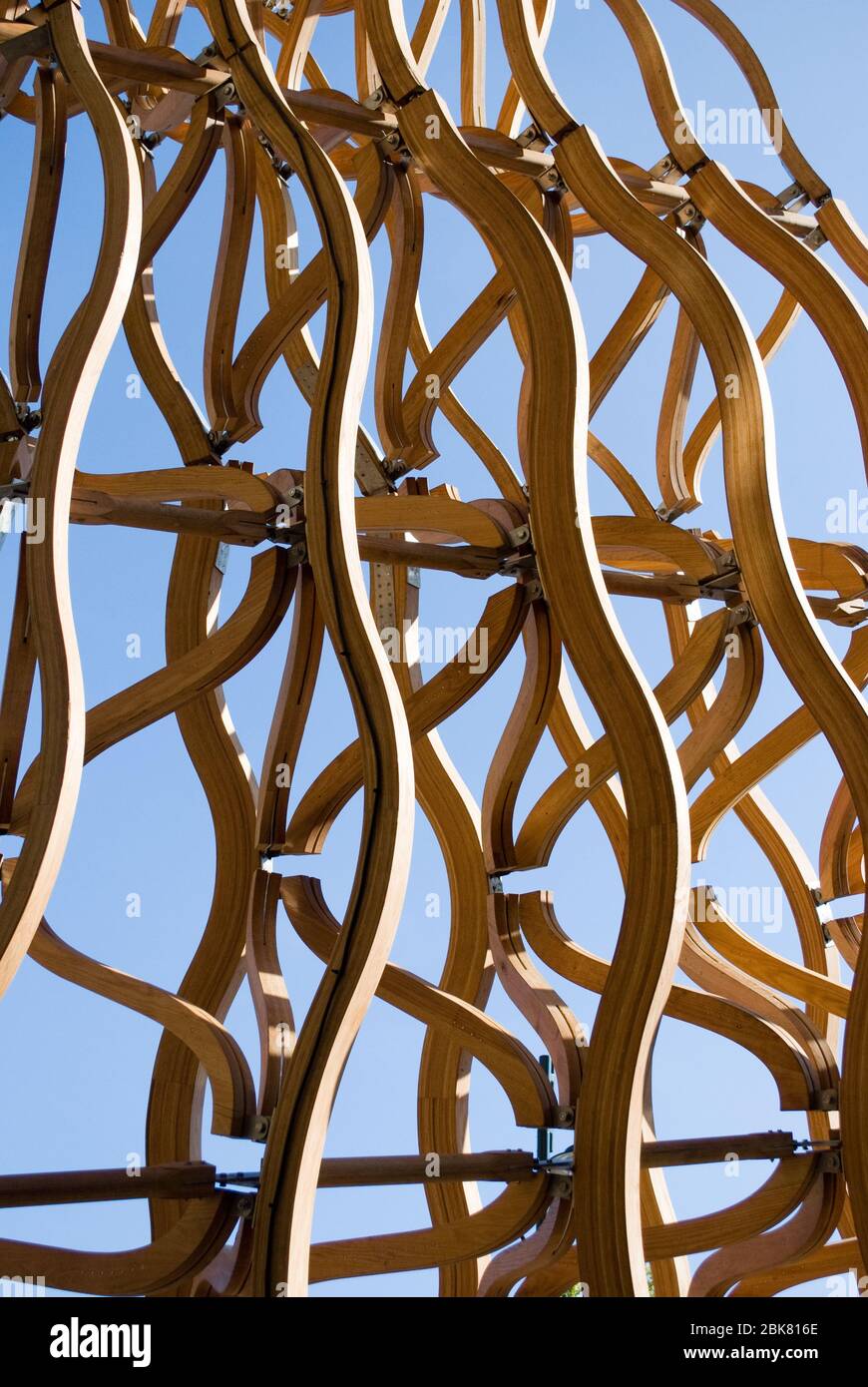 Timber Wave Structure London Festival of Architecture Victoria & Albert ...