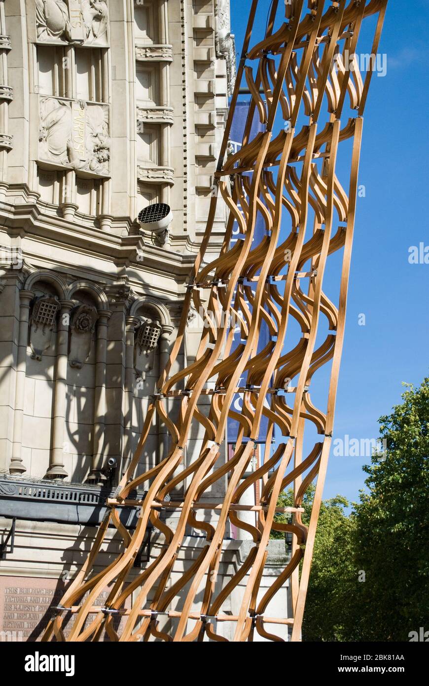 Timber Wave Structure London Festival of Architecture Victoria & Albert ...