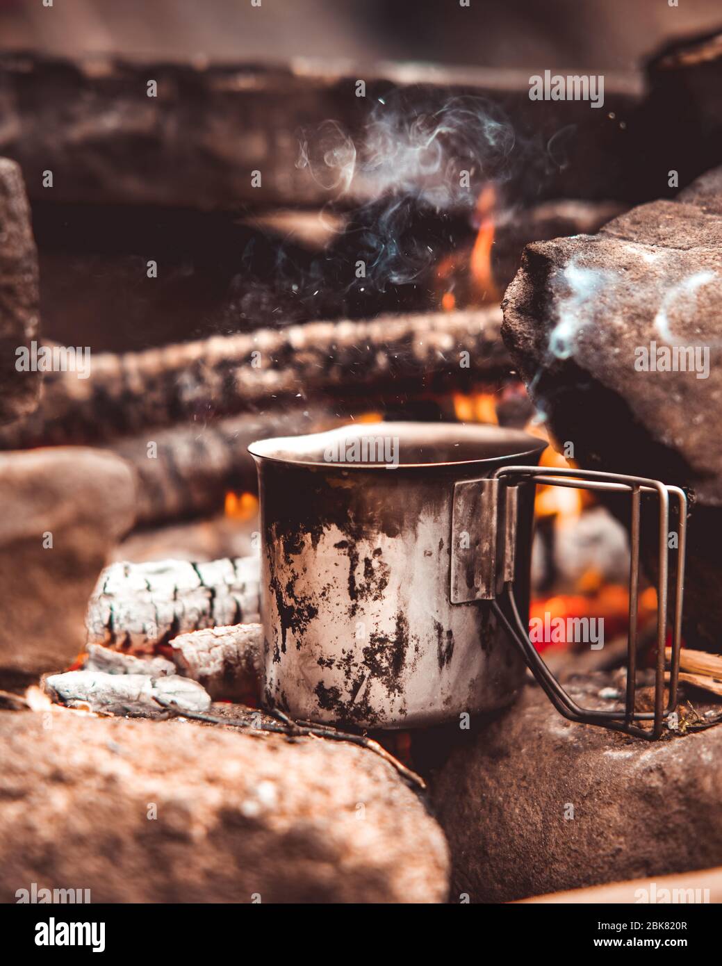 Orange And White Camper High Resolution Stock Photography and Images ...