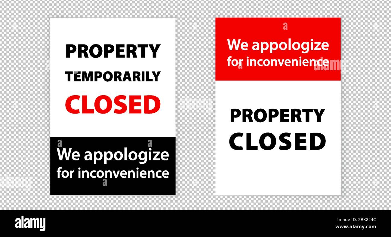 Closed shops covid Stock Vector Images - Alamy