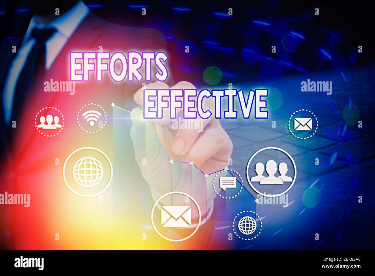 Conceptual hand writing showing Efforts Effective. Concept meaning ...