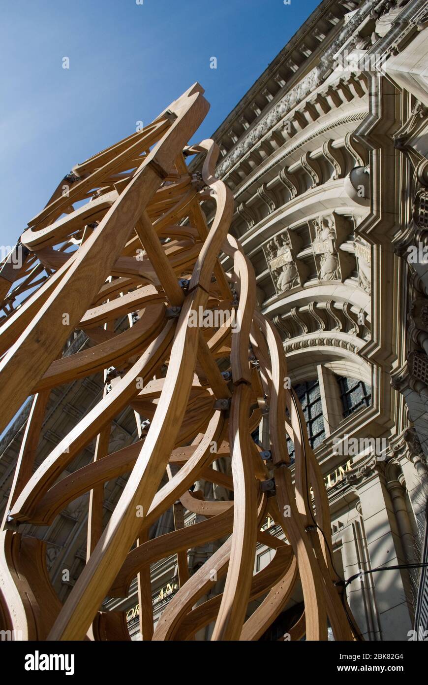 Timber Wave Structure London Festival of Architecture Victoria & Albert ...