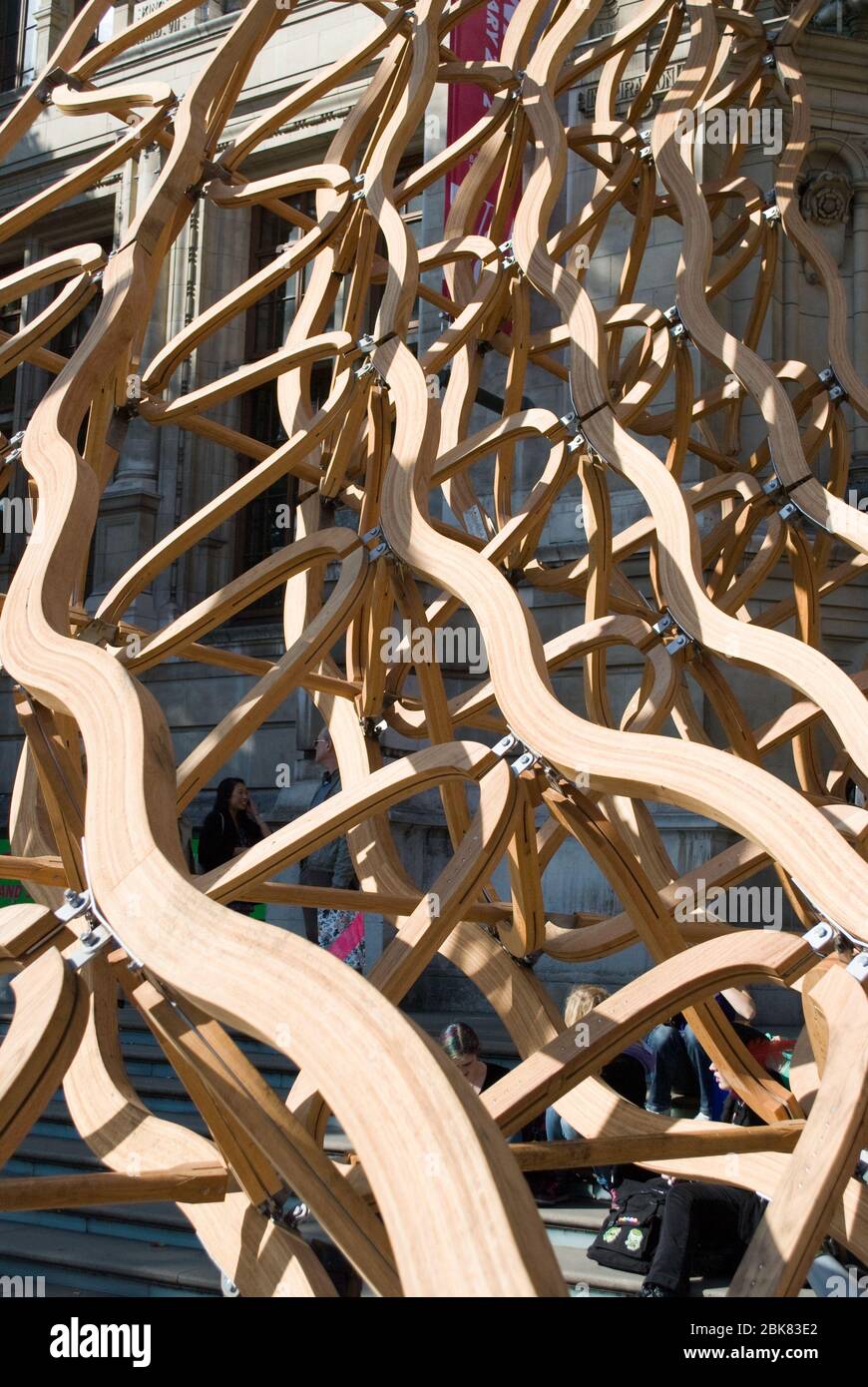 Timber Wave Structure London Festival of Architecture Victoria & Albert ...