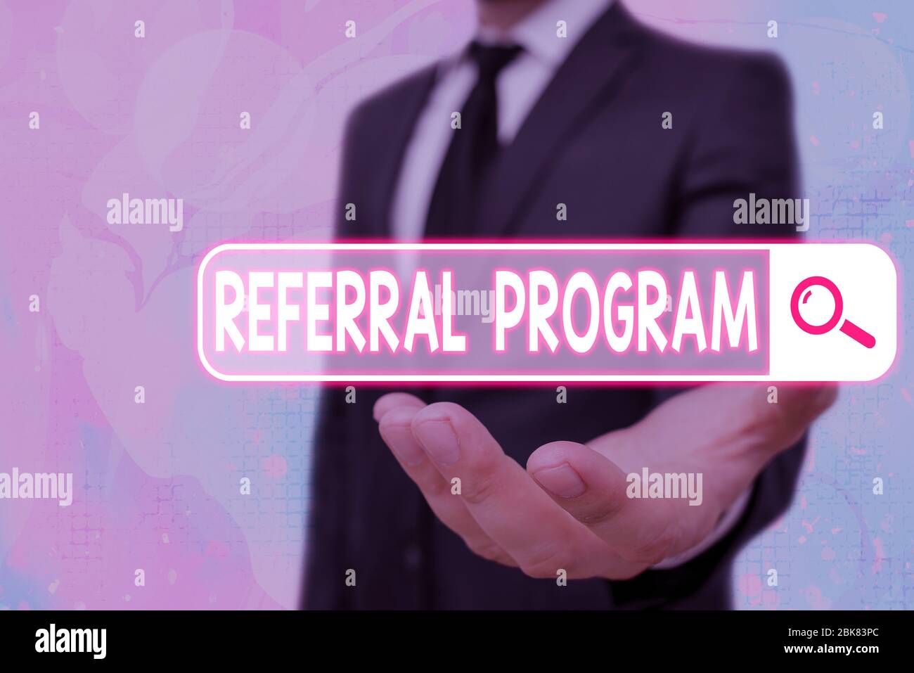Conceptual hand writing showing Referral Program. Concept meaning ...
