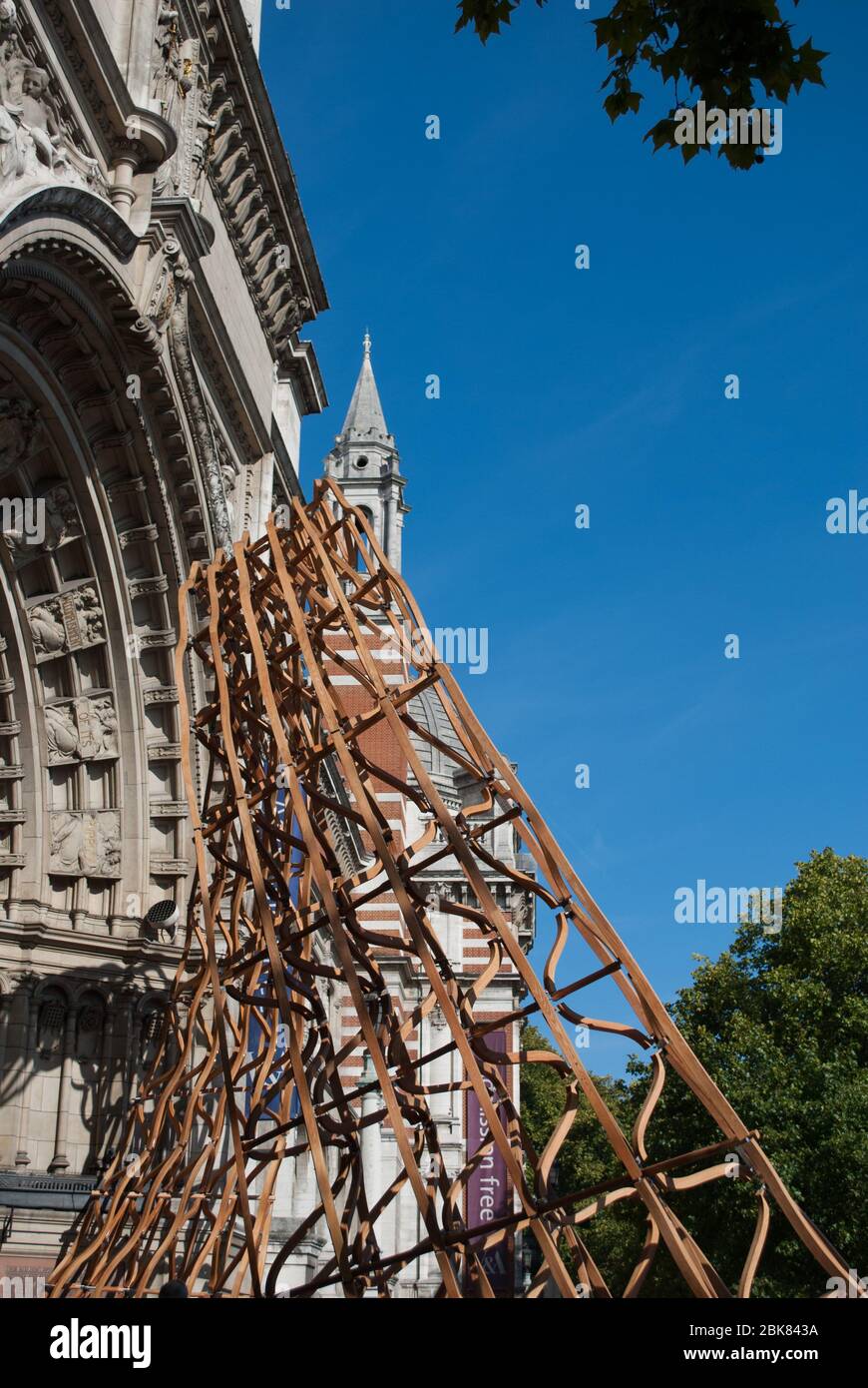 Timber Wave Structure London Festival of Architecture Victoria & Albert ...