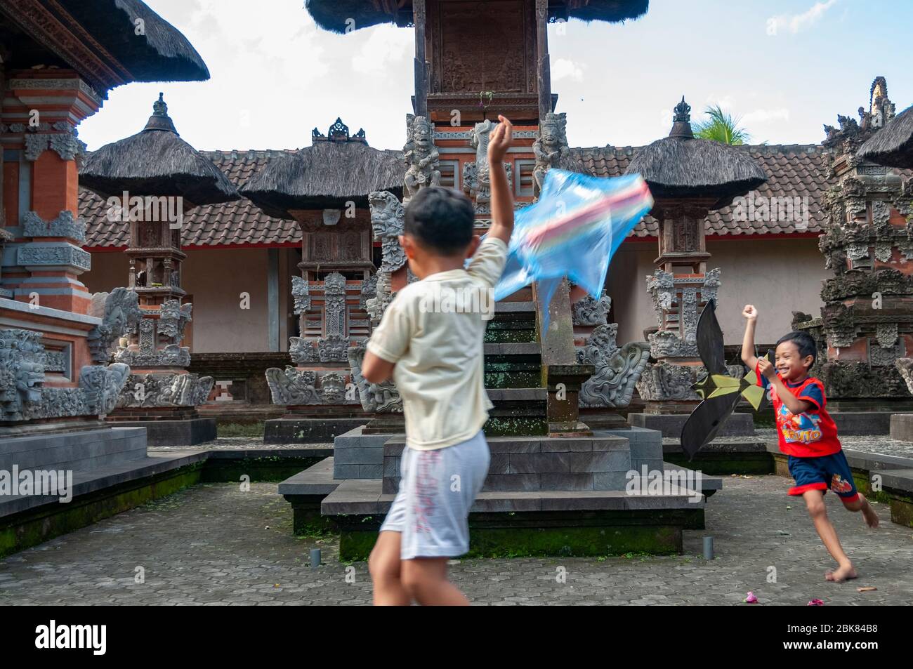 Boy with kite indonesia hi-res stock photography and images - Alamy