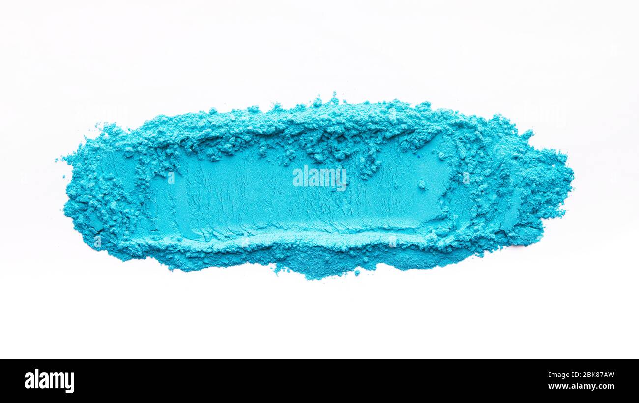Blue paint for indian celebrating on white background Stock Photo - Alamy