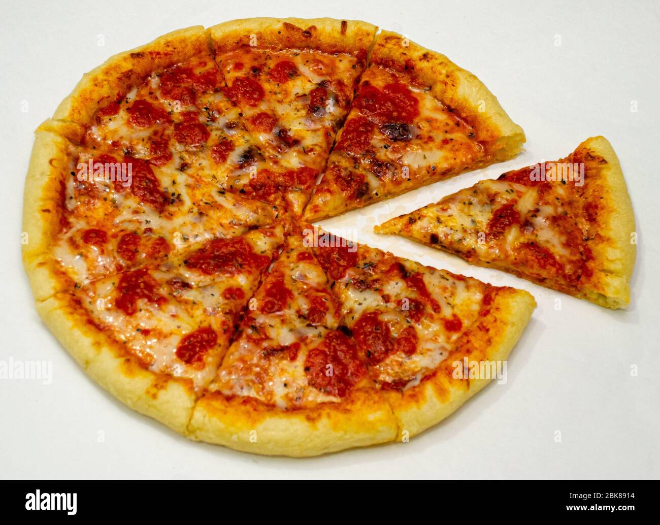 tasty cheap pizza advertisement photo Stock Photo - Alamy