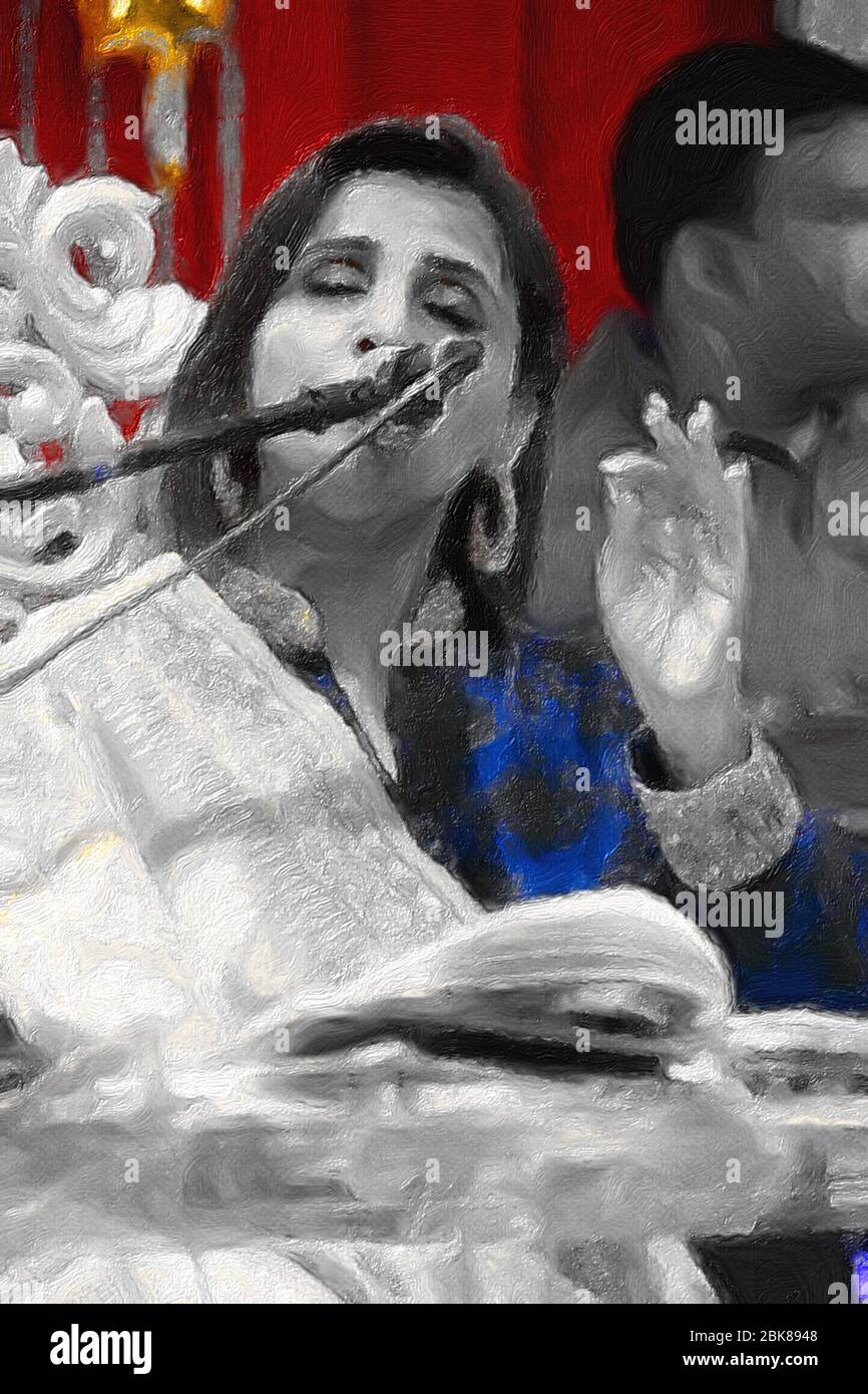 HUMERA CHANNA CONCERT Stock Photo - Alamy