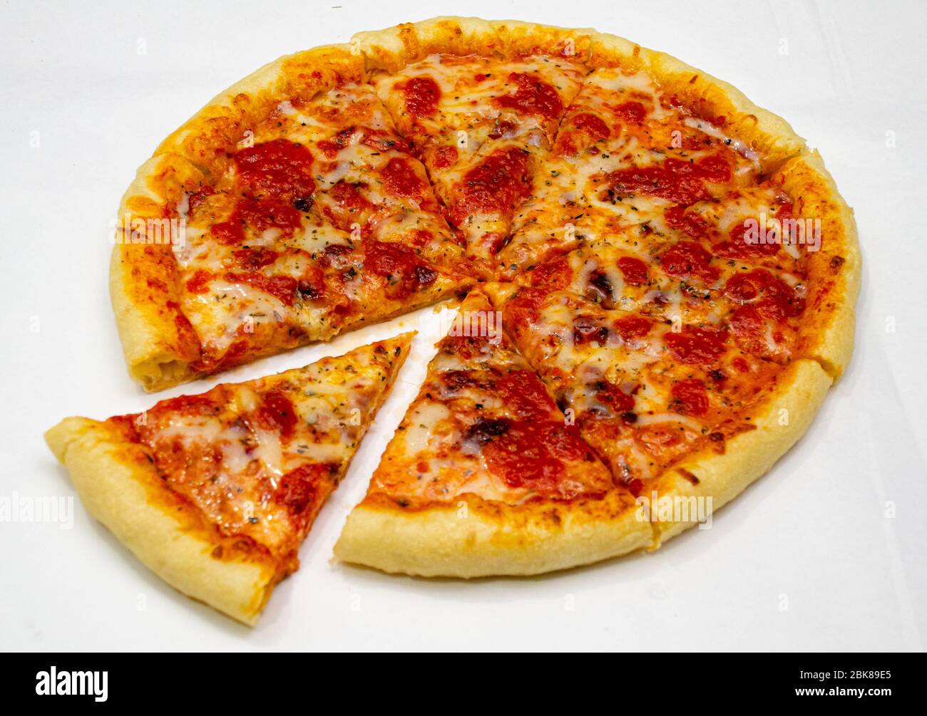 tasty cheap pizza advertisement photo Stock Photo - Alamy