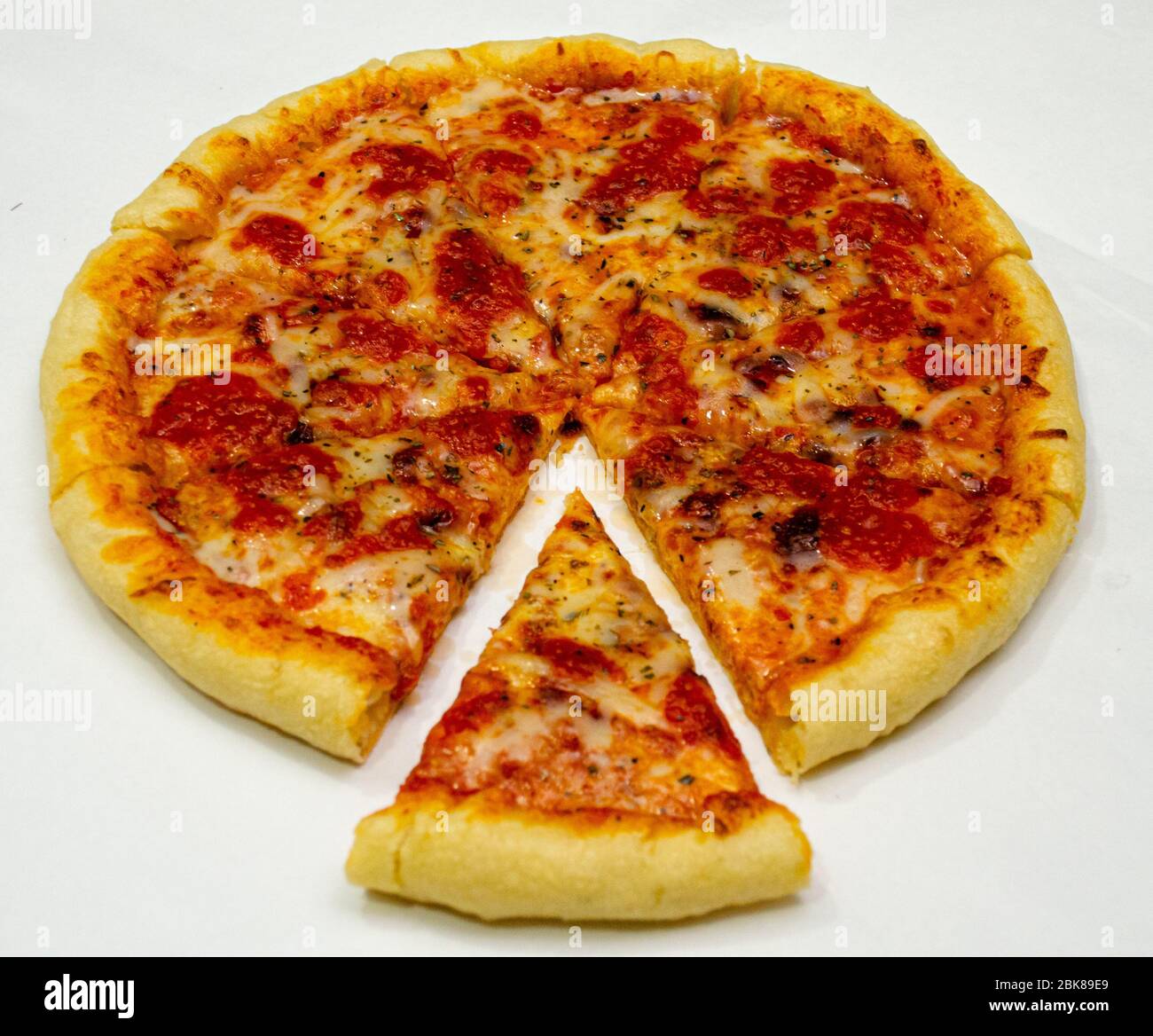 tasty cheap pizza advertisement photo Stock Photo - Alamy