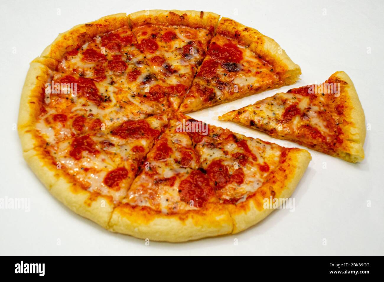 tasty cheap pizza advertisement photo Stock Photo - Alamy