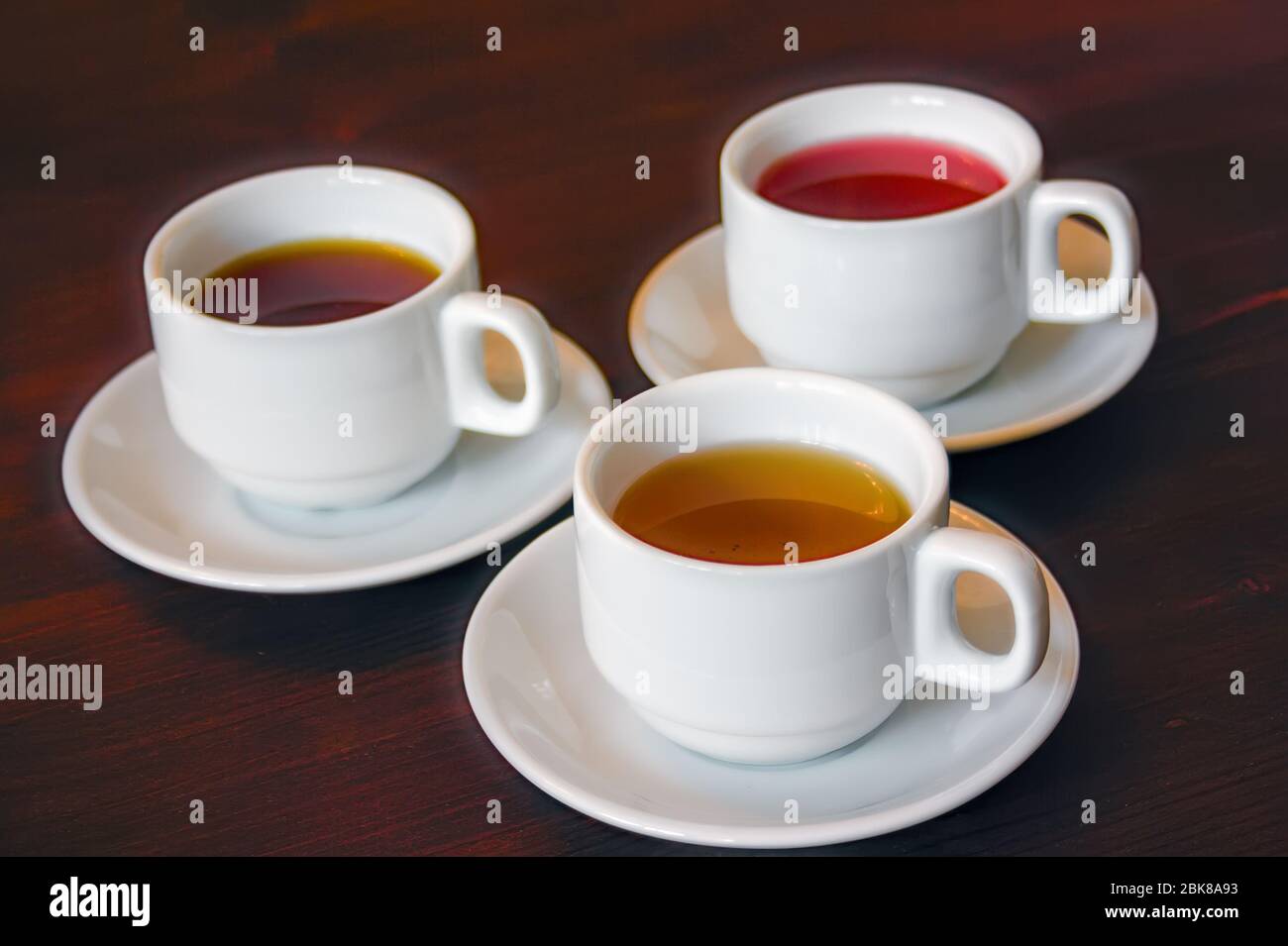 Three cups black tea isolated hi-res stock photography and images - Alamy