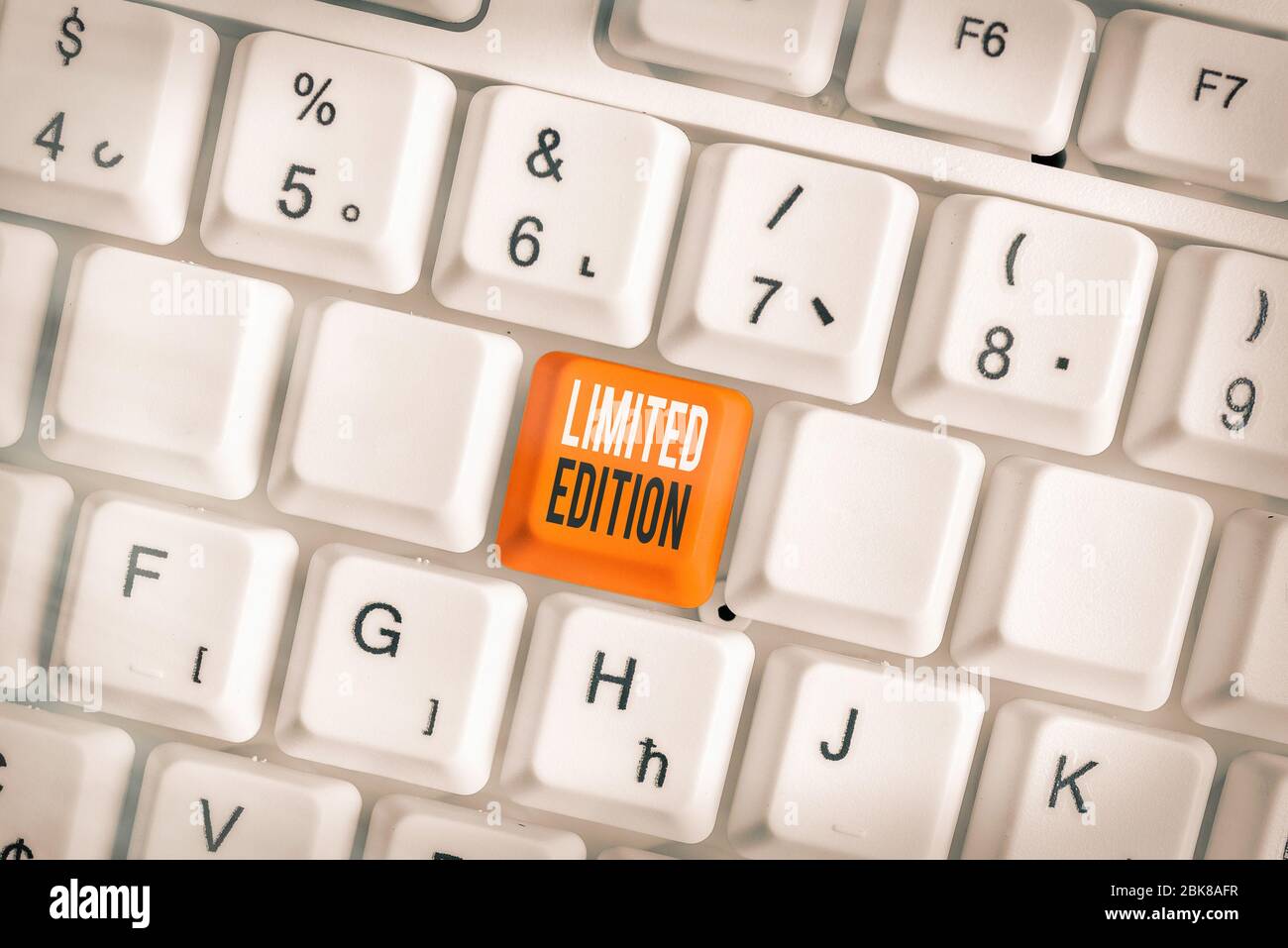 Writing note showing Limited Edition. Business concept for Work of ...