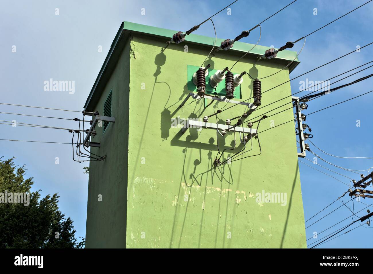 Great substation that supplies electricity large number of houses Stock ...