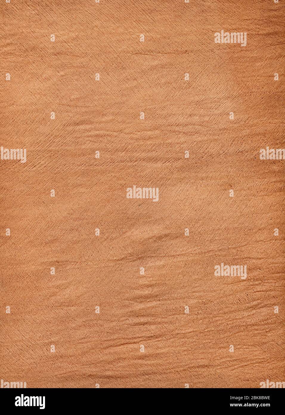 A rich brown very detailed bark cloth texture similar to hessian Stock ...