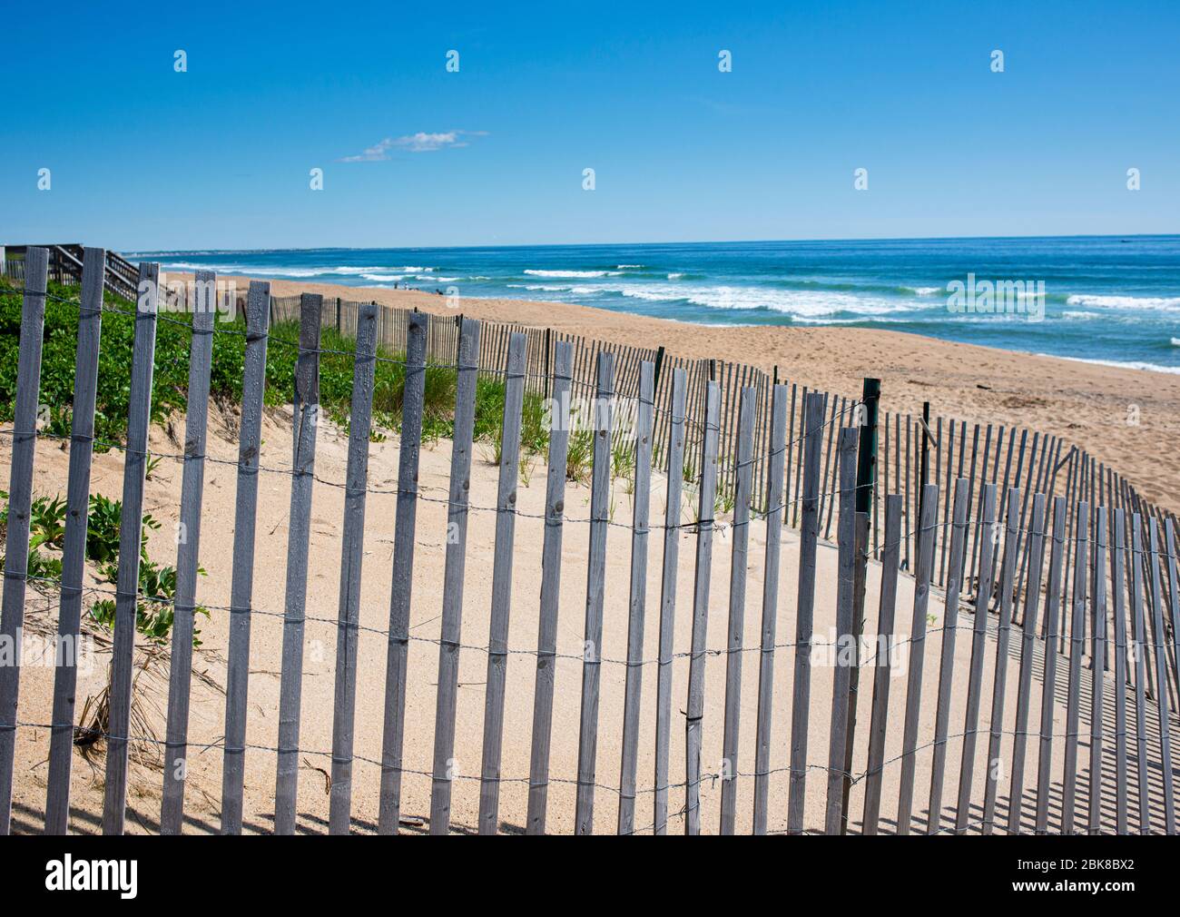 New England beach along the Atlantic Ocean Stock Photo - Alamy