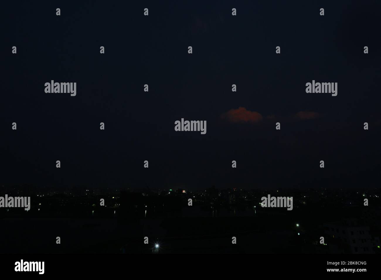 Night view dhaka skyline hi-res stock photography and images - Alamy