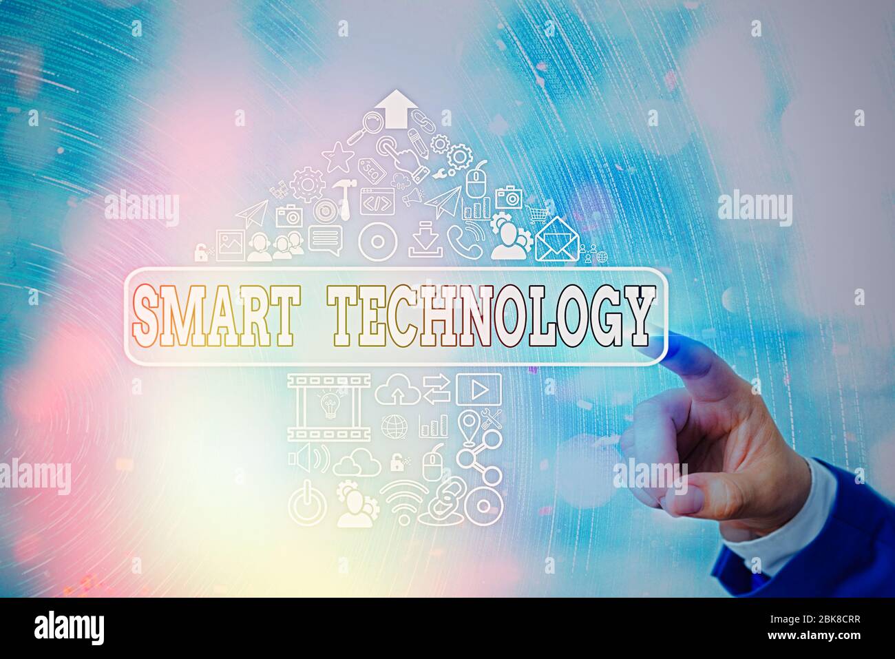 Handwriting text writing Smart Technology. Conceptual photo gadgets or ...