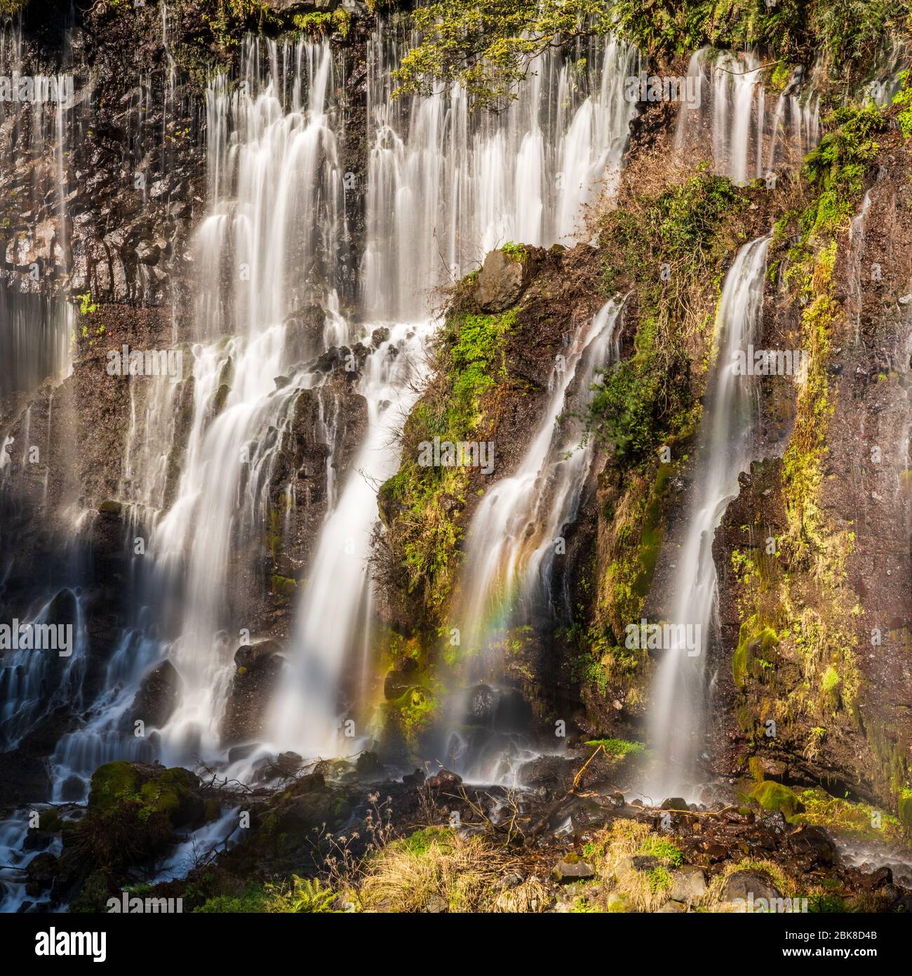 Shiraito Falls and Rainbow, Nagano, Japan Stock Photo - Alamy