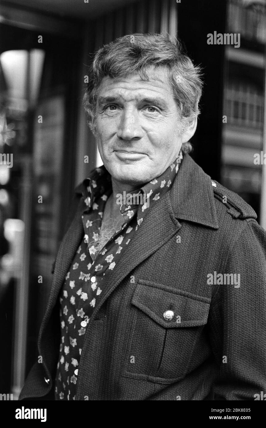 LONDON, UK. August 8, 1974: Actor Gene Barry in London. File photo ...