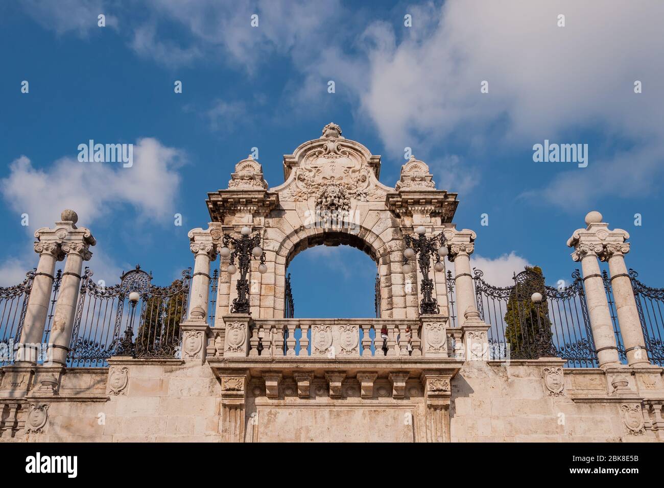 The entrance gate to the Buda Castle Stock Photo - Alamy