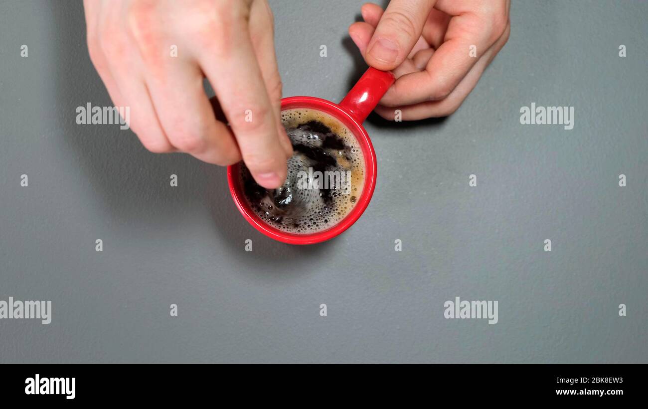 Hand stirring food hi-res stock photography and images - Alamy