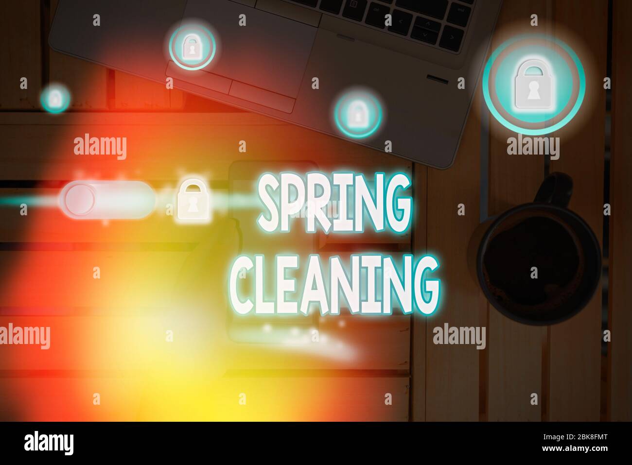 Text sign showing Spring Cleaning. Business photo text practice of ...