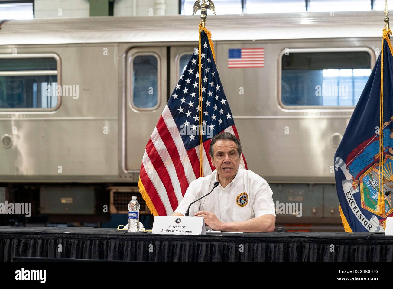 New York, United States. 02nd May, 2020. Governor Andrew Cuomo daily ...