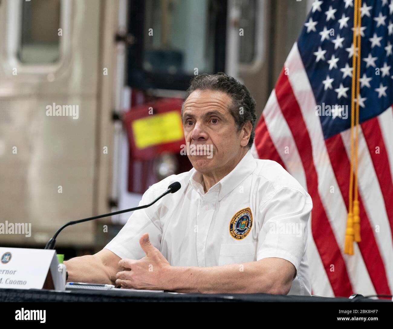 New York, United States. 02nd May, 2020. Governor Andrew Cuomo daily ...