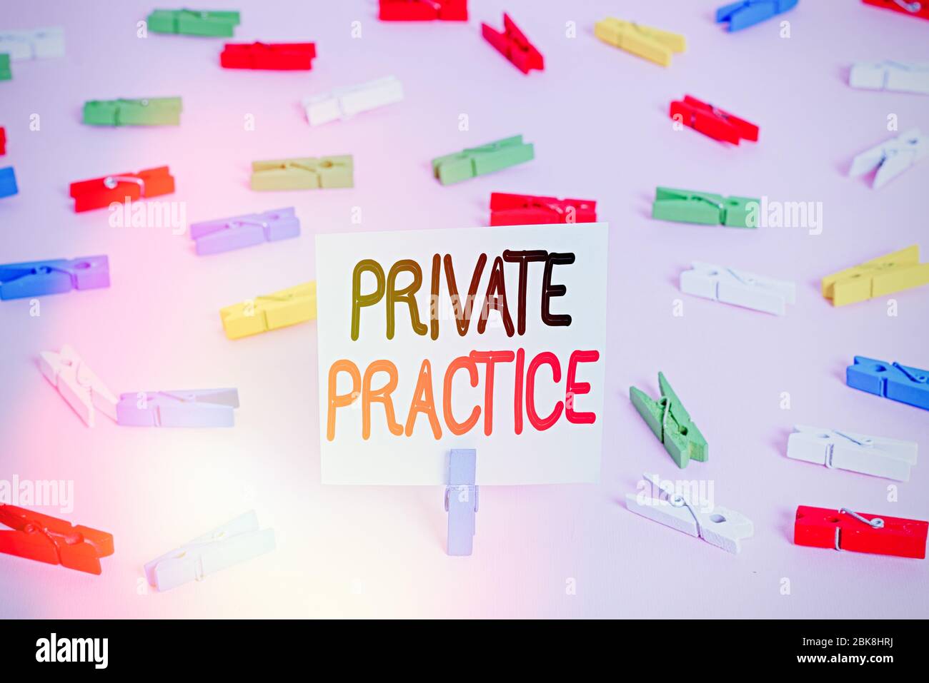 Word writing text Private Practice. Business photo showcasing work of ...