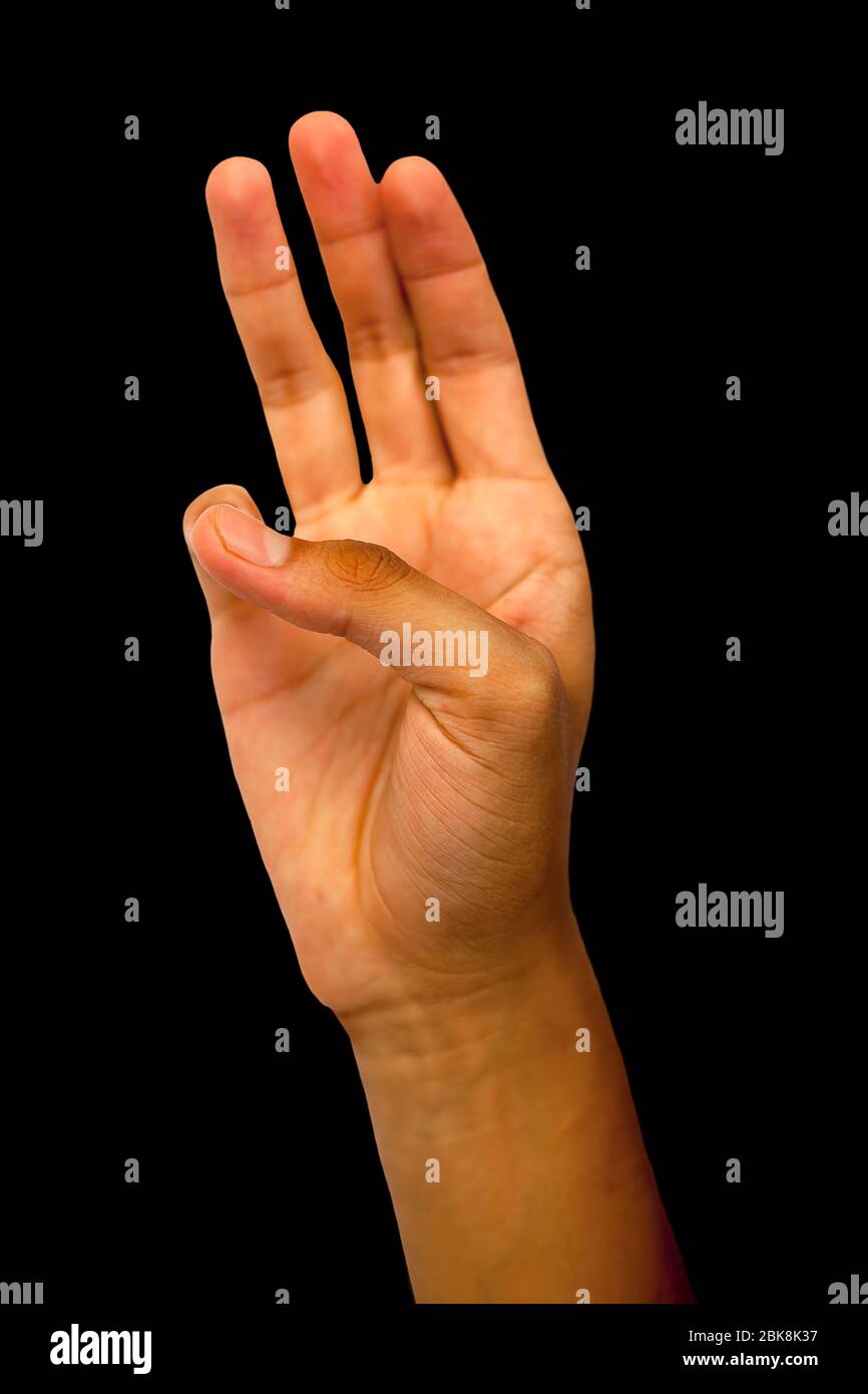 Shot of male hands demonstrating the Bhudy Yoga Mudra. Bhudy Yoga Mudra ...