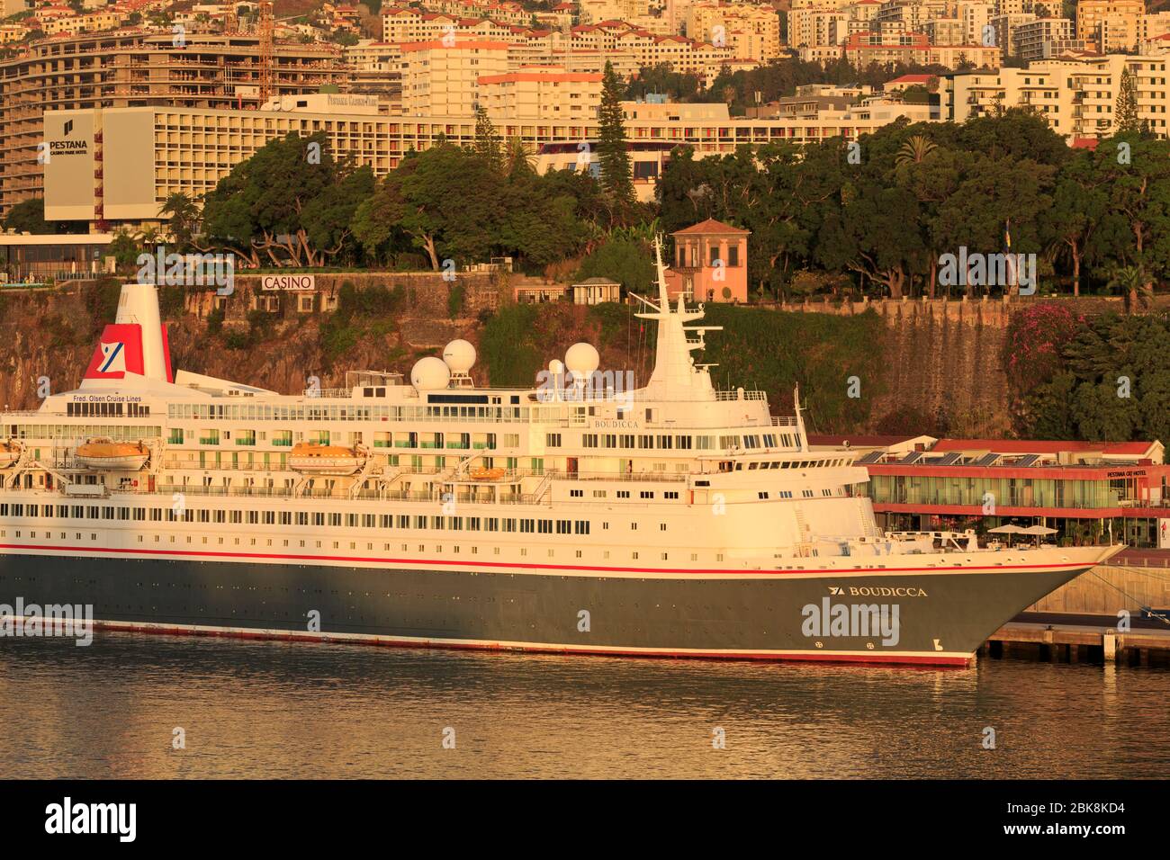 Cruise Ship Boudicca, Funchal City, Madeira Island, Portugal, Europe ...