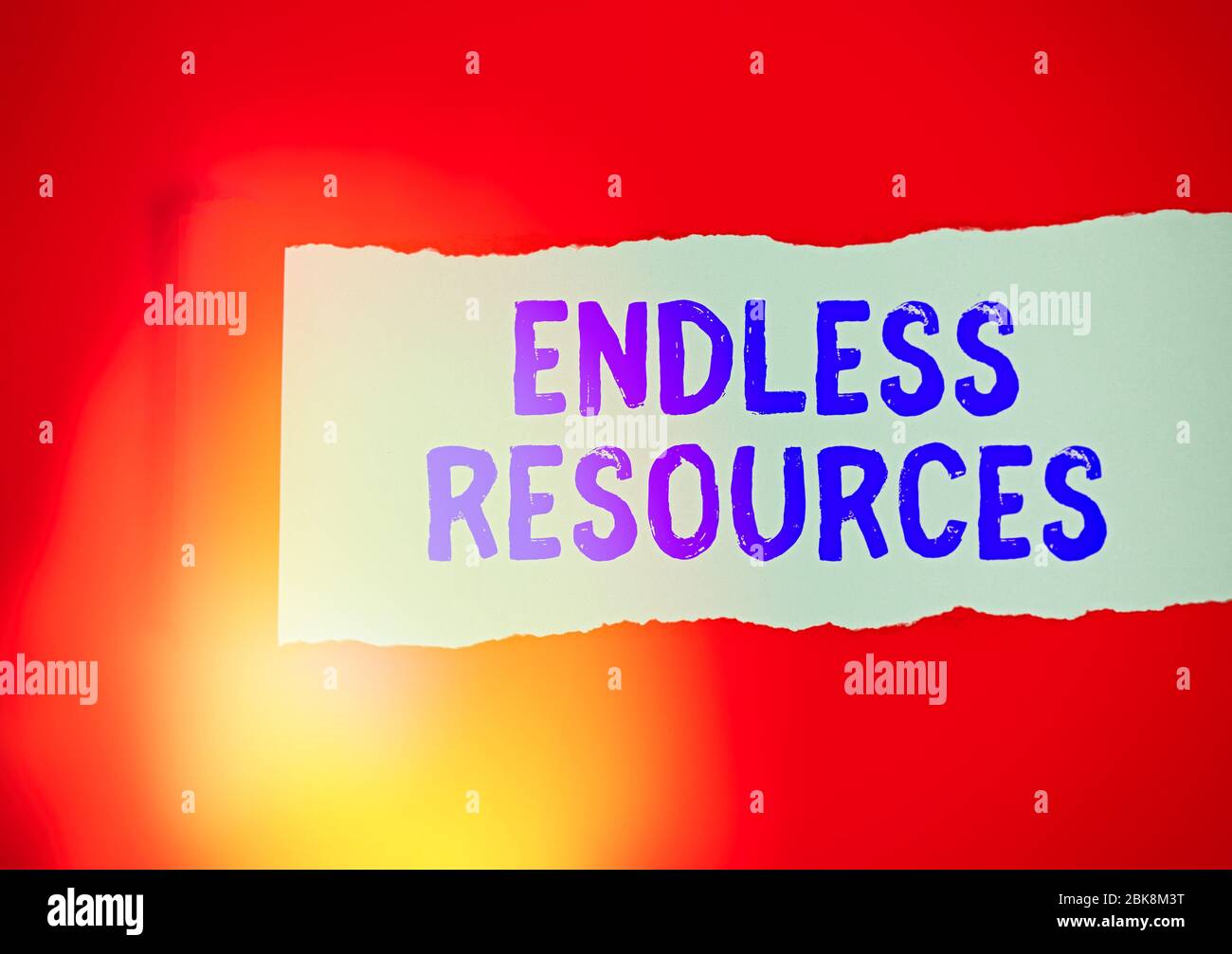 Handwriting text writing Endless Resources. Conceptual photo Unlimited ...