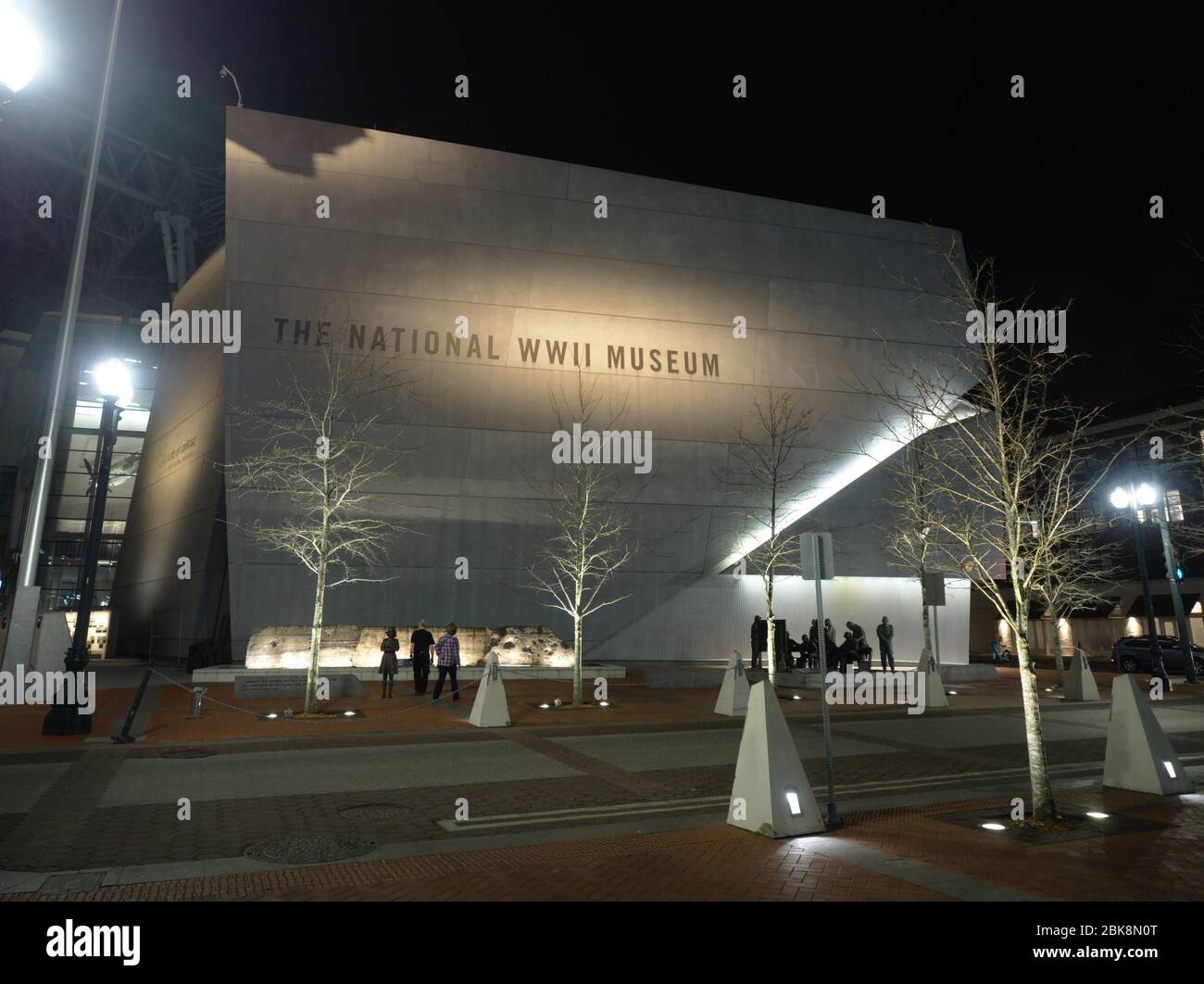 New Orleans, Louisiana, USA - 2020: Exterior view of The National WWII ...