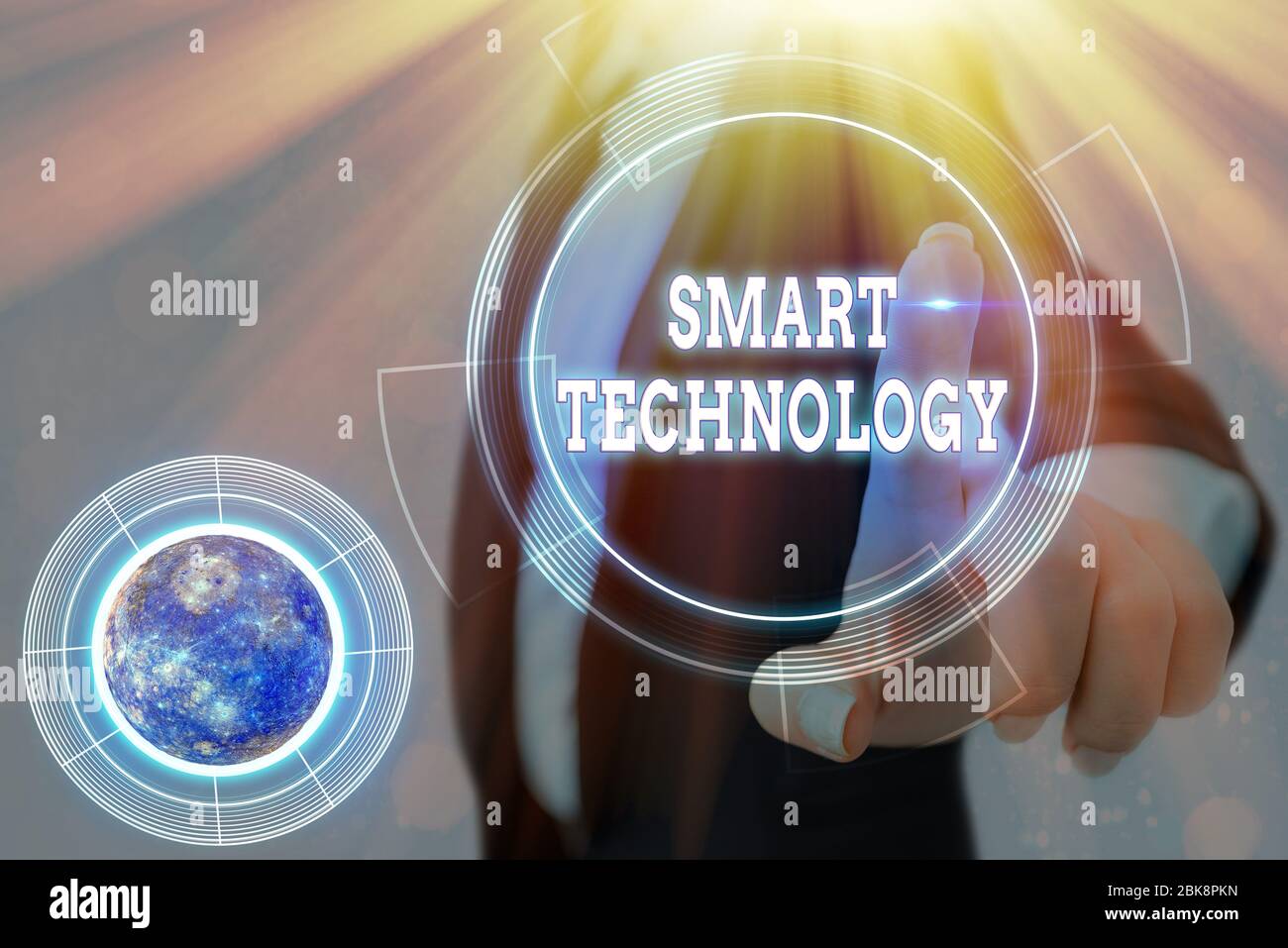 Conceptual hand writing showing Smart Technology. Concept meaning ...