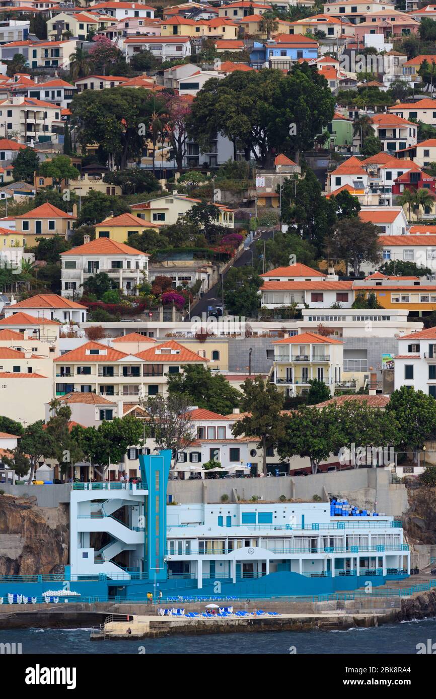 Barreirinha Swimming Complex, Funchal City, Madeira Island, Portugal ...