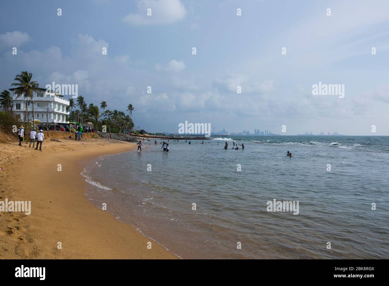Sea beach at Colombo in Srilanka Stock Photo - Alamy